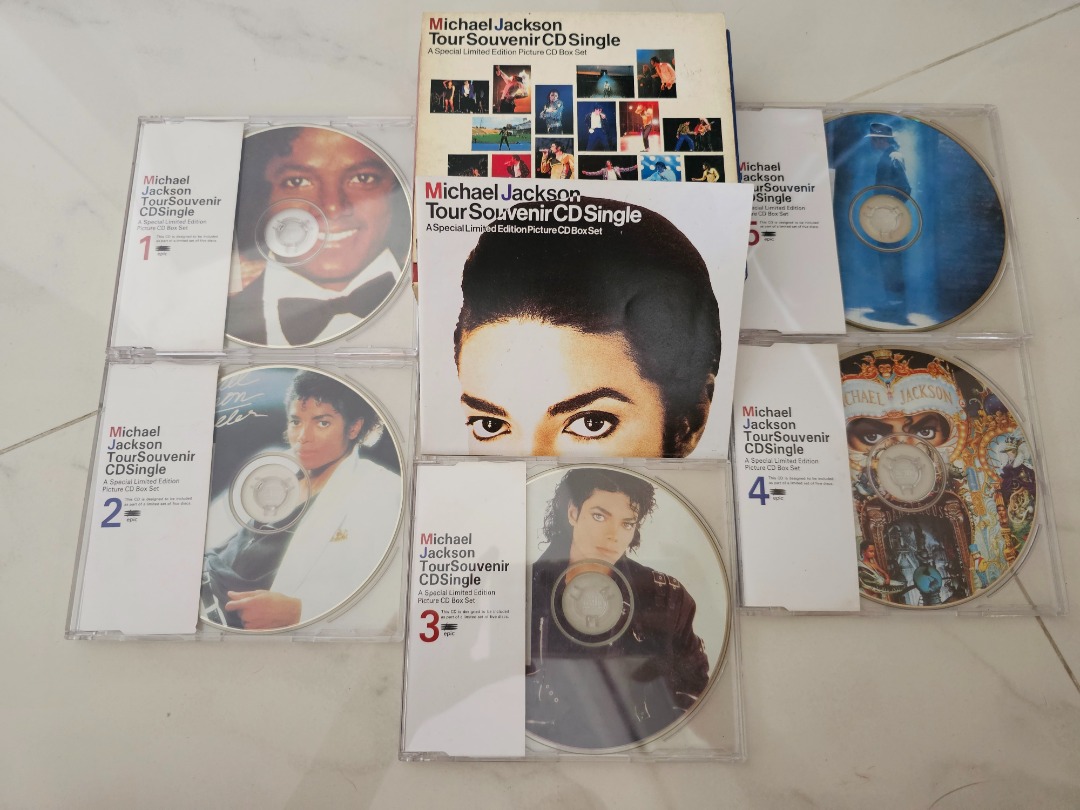 Michael Jackson Tour Souvenir CD Singles, Hobbies & Toys, Music & Media ...