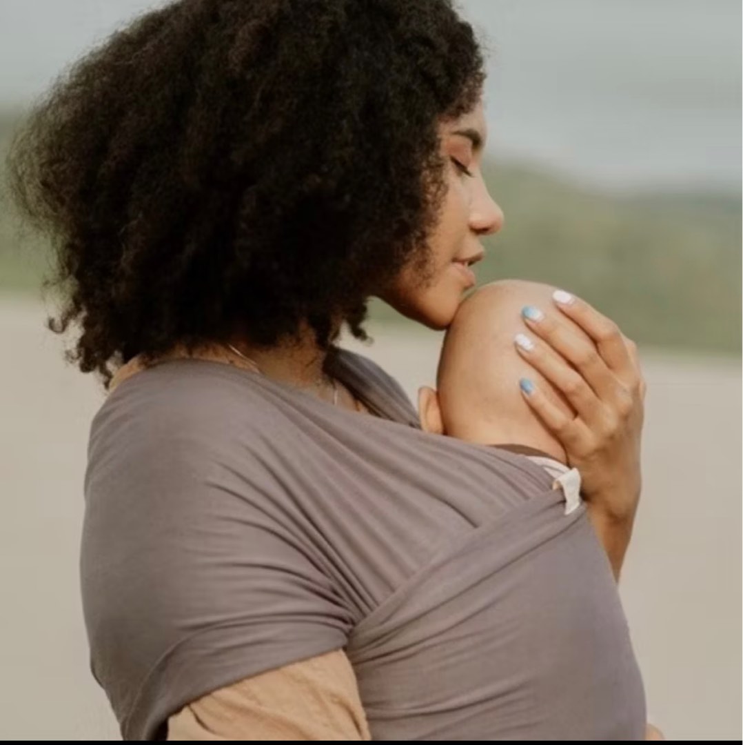 Mikhadou Wrap Carrier - Dark Grey, Babies & Kids, Going Out, Carriers ...