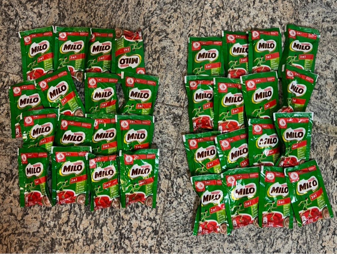 Milo 3 in 1 (32 packets) Exp 24/7/2026, Food & Drinks, Beverages on ...