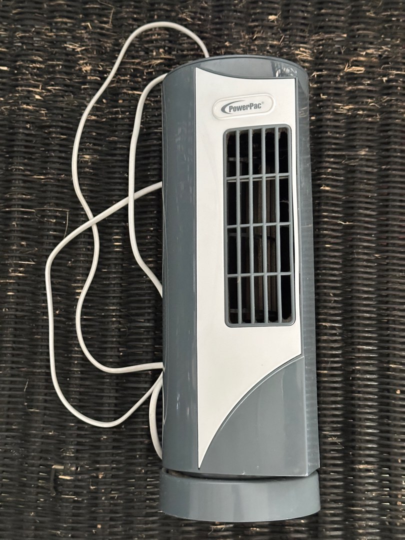 Mini PowerPac Tower Fan - 3 Speed Settings, Furniture & Home Living ...