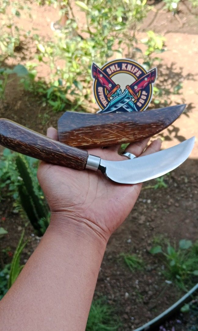 Pisau raut baja per sarung kayu ruyung aren, Perabotan Rumah di Carousell