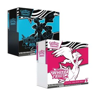 Pokemon Black Bolt & White Flare Elite Trainer Box, Hobbies & Toys ...