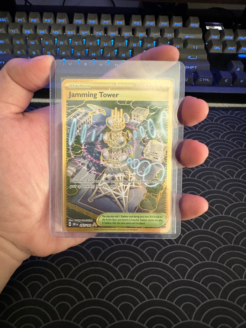 Pokemon Jamming Tower #243 Gold Card, Hobbies & Toys, Toys & Games on ...