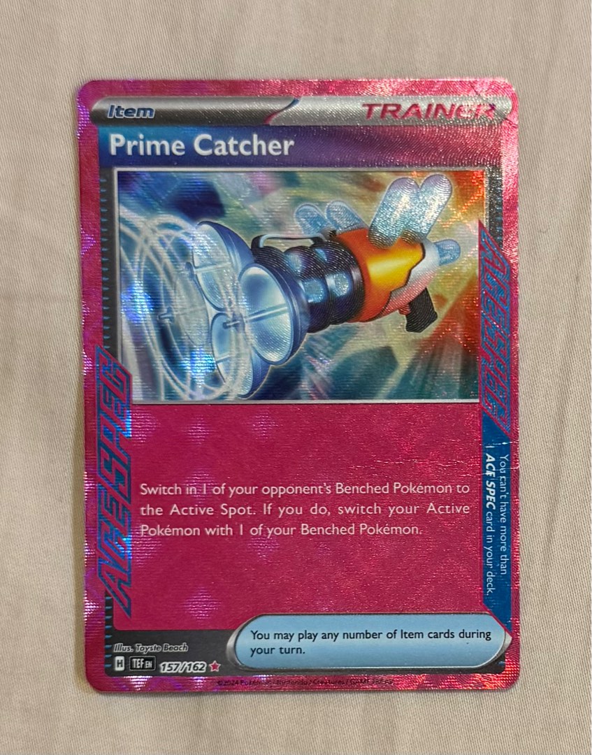 Pokemon TCG Prime Catcher Trainer Card, Hobbies & Toys, Toys & Games on ...