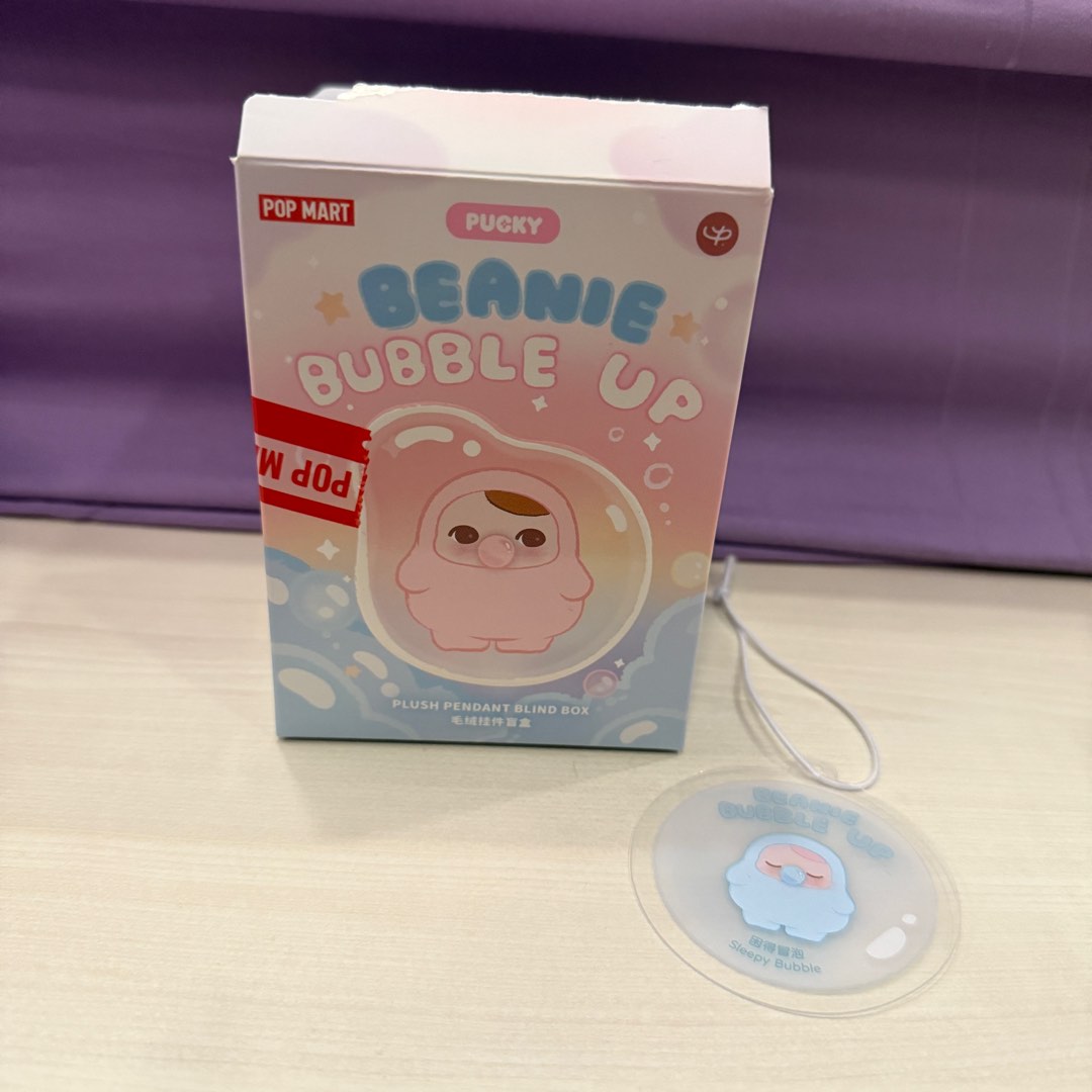 Popmart Pucky Beanie Bubble Up Sleepy Bubble, Hobbies & Toys, Toys ...