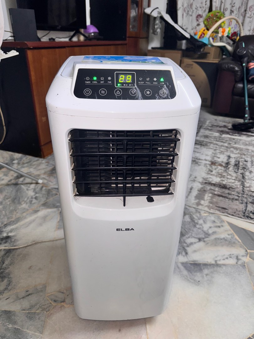 PORTABLE AIRCOND (ELBA) 1.0HP, TV & Home Appliances, Other Home ...