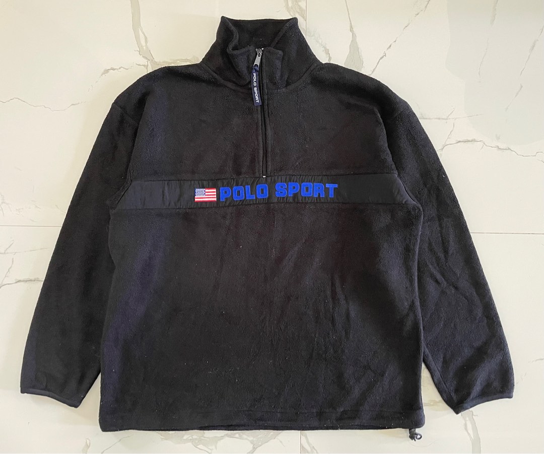 RL Polo Sport quarter zip, Men's Fashion, Coats, Jackets and Outerwear ...