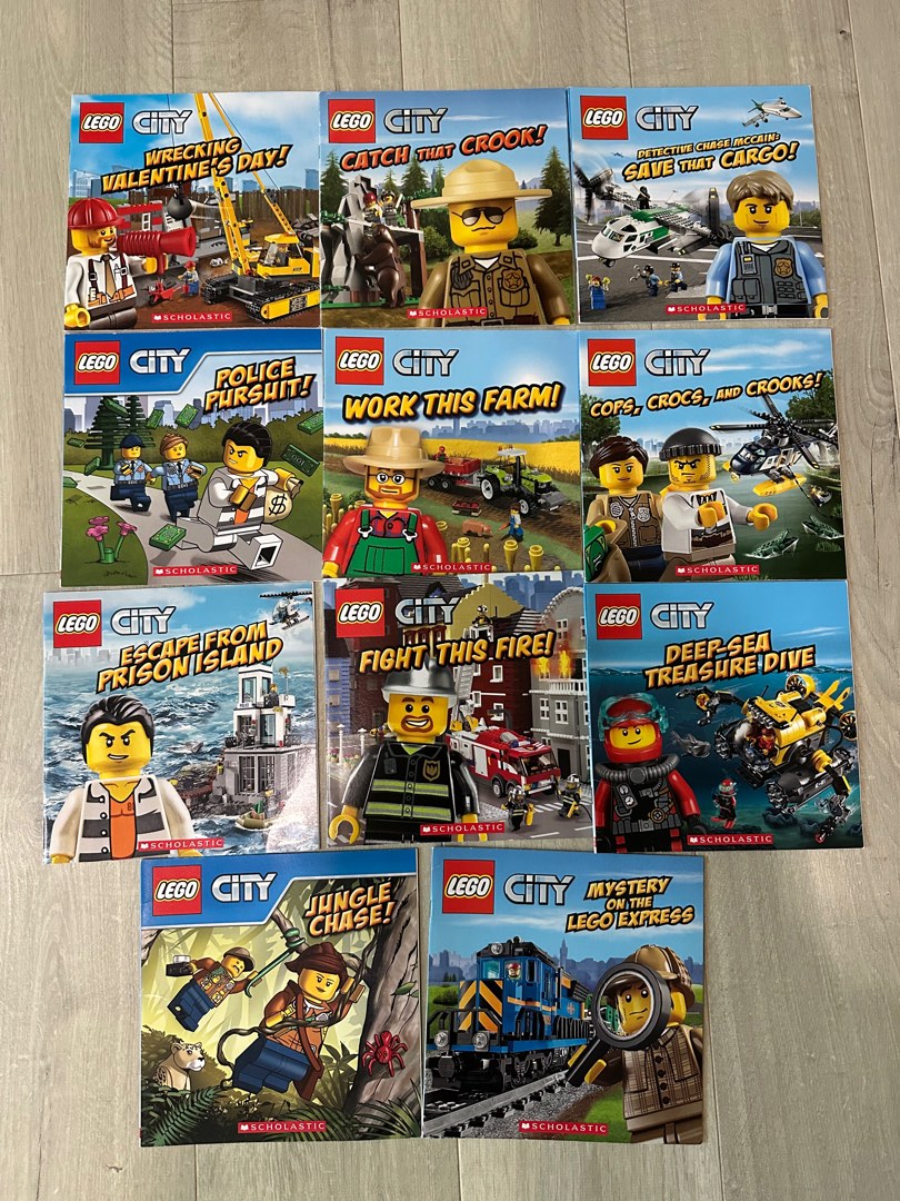 Scholastic LEGO City 故事書 共11本, 興趣及遊戲, 書本 & 文具, 兒童書籍 - Carousell