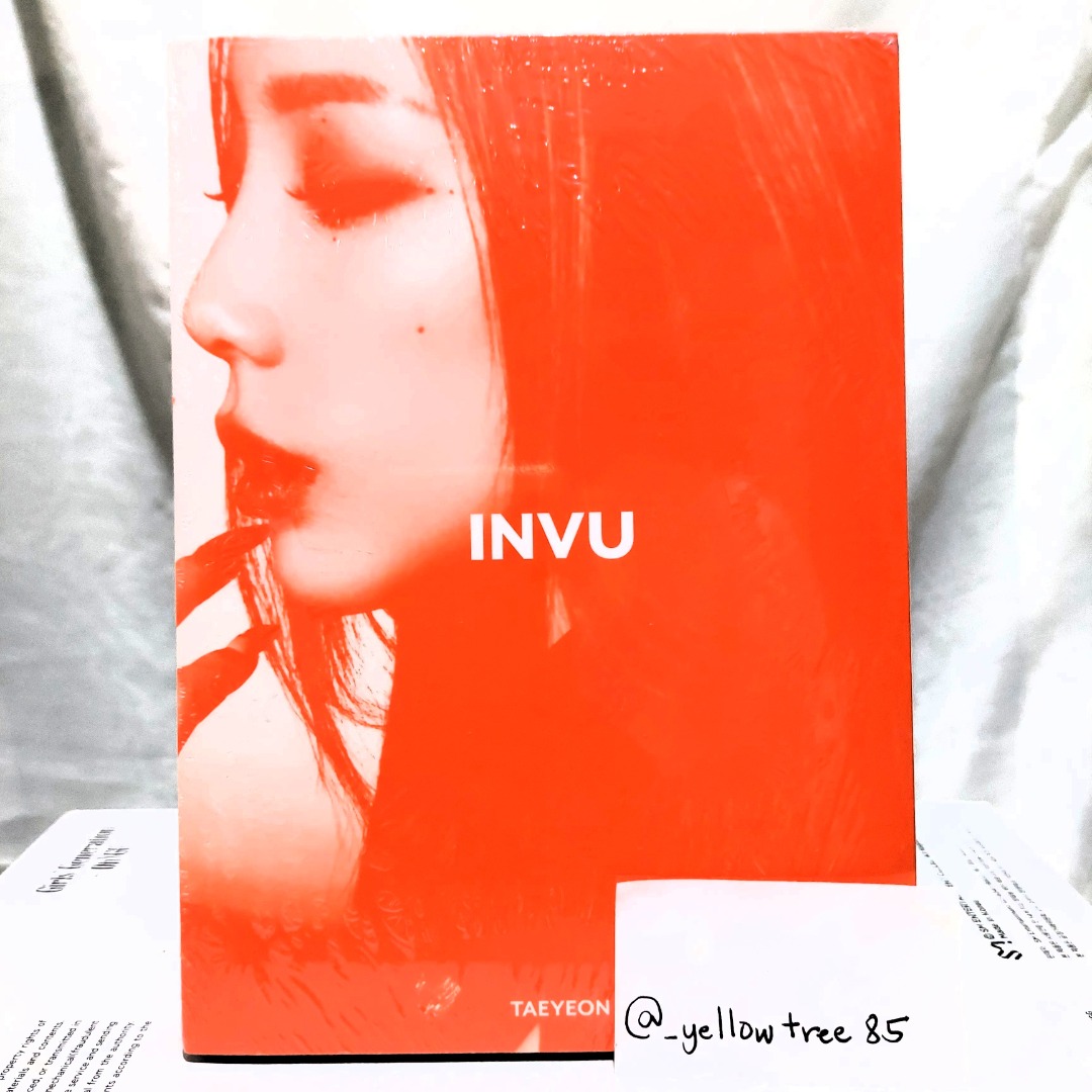 [SEALED] TAEYEON INVU ORANGE VER. - 3rd Album, Hobbies & Toys ...