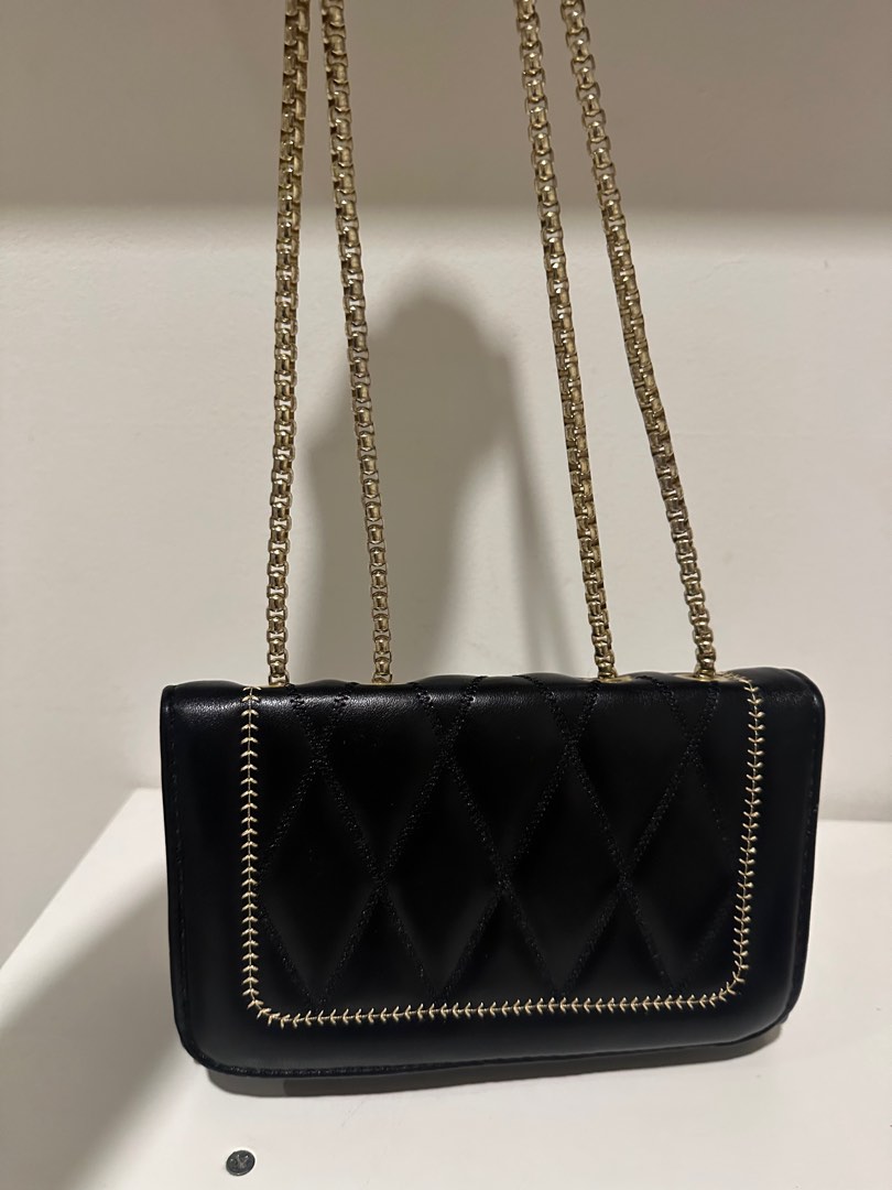Tas pesta chain bag black mini bag, Fesyen Wanita, Tas & Dompet di ...