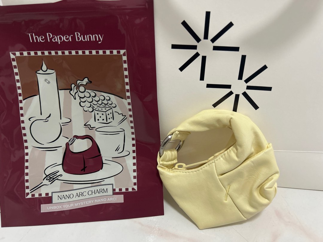 The Paper Bunny Nano Arc Charm Handbag, Women's Fashion, Bags & Wallets ...