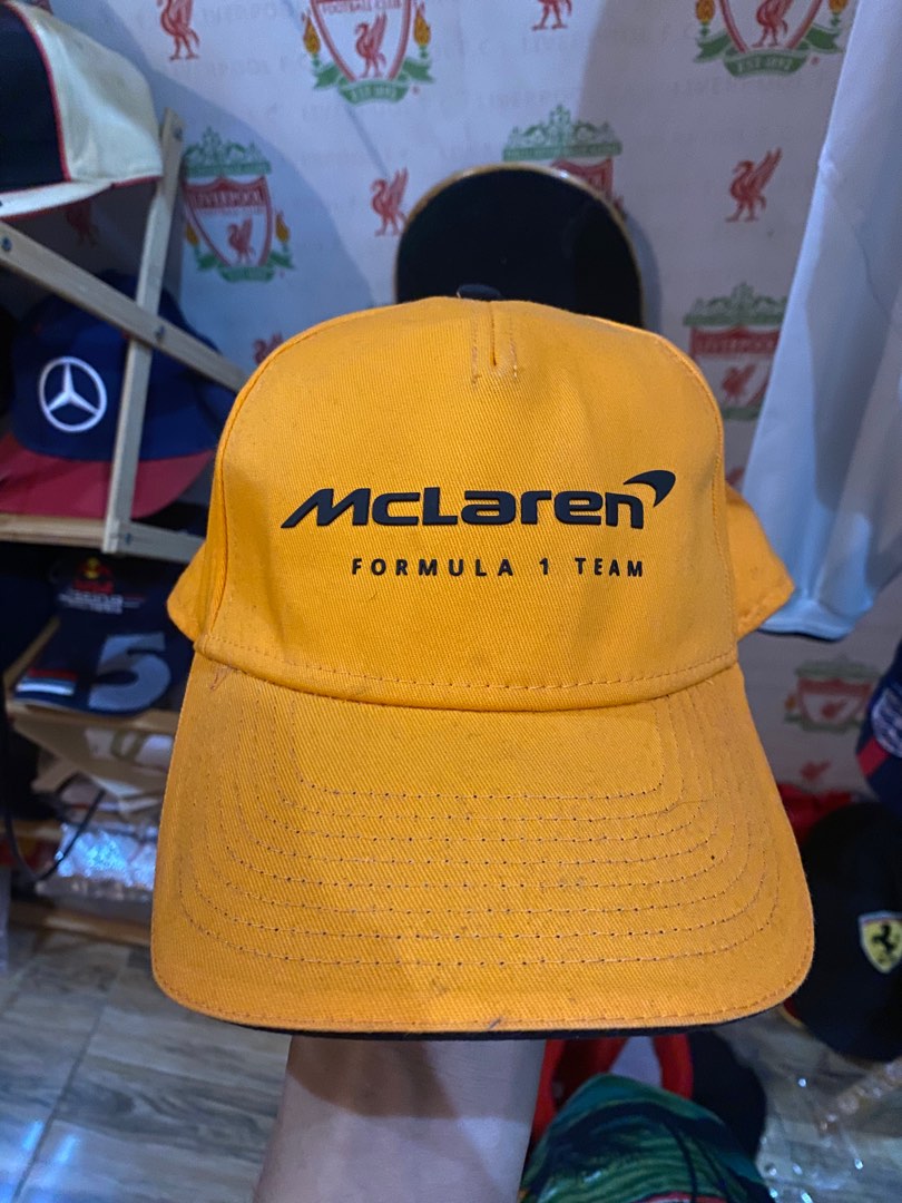 Topi f1 mclaren official, Fesyen Pria, Aksesoris, Topi di Carousell