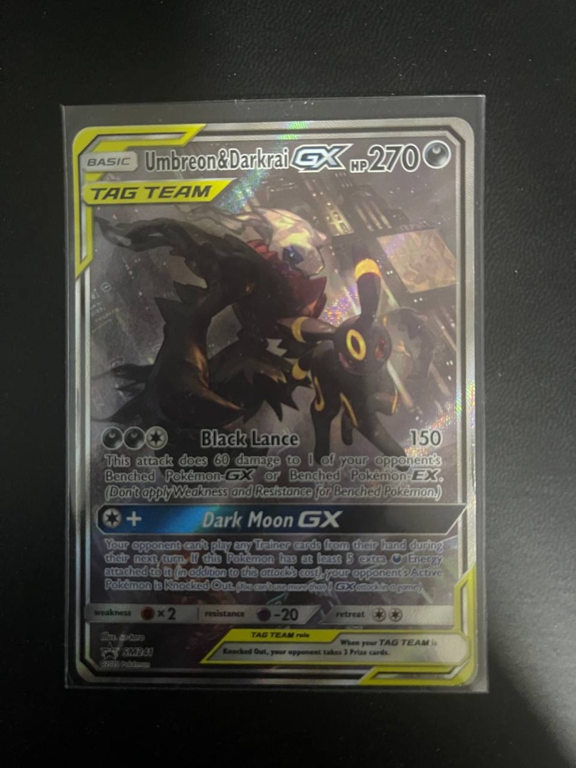 Umbreon & Darkrai GX SM241 Tag Team, Hobbies & Toys, Toys & Games on ...
