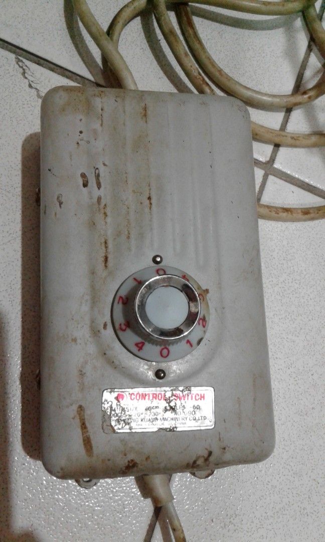 Vintage orbit fan with metal switch, Furniture & Home Living, Lighting ...