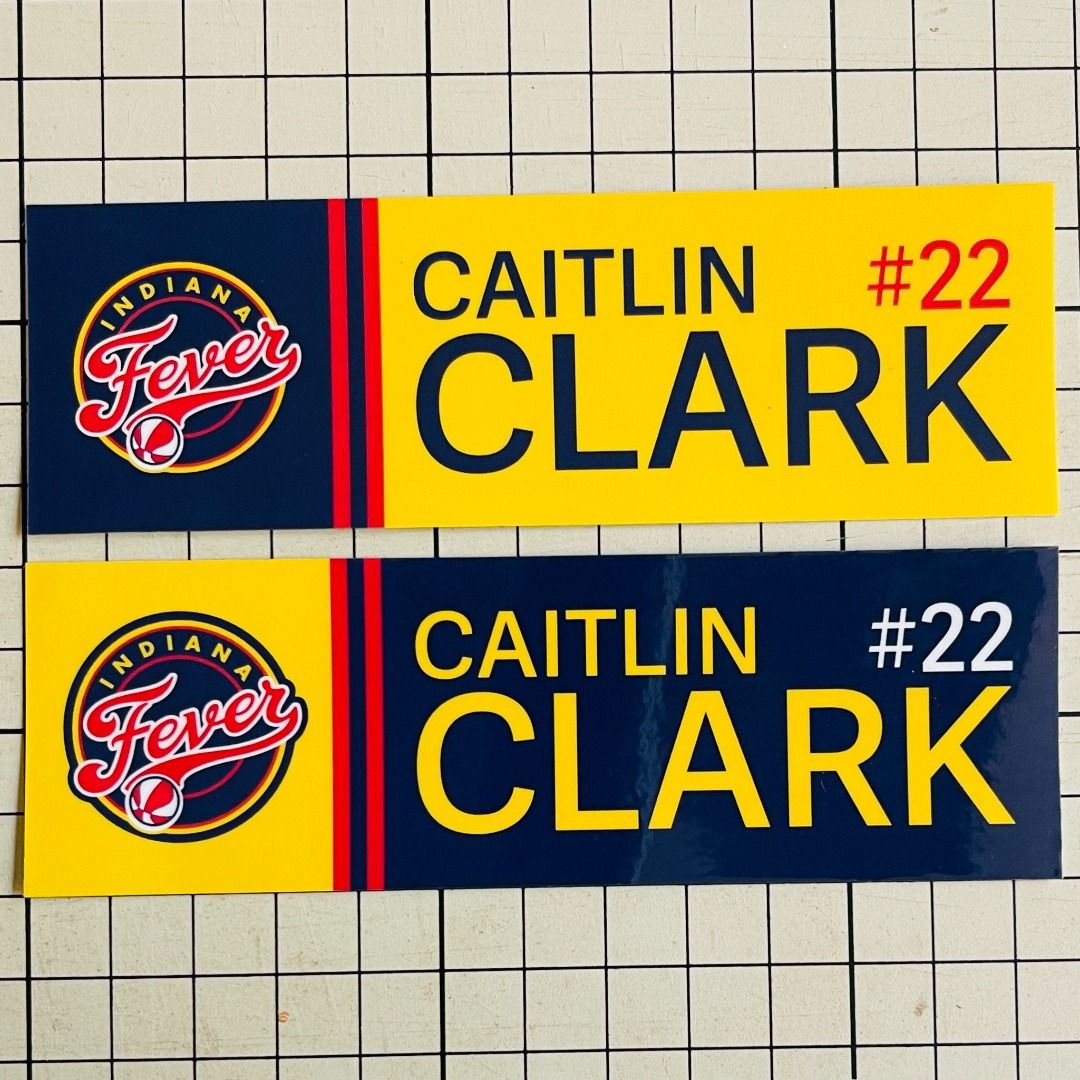 Waterproof Stickers : WNBA Basketball Indiana Fever Caitlin Clark ...