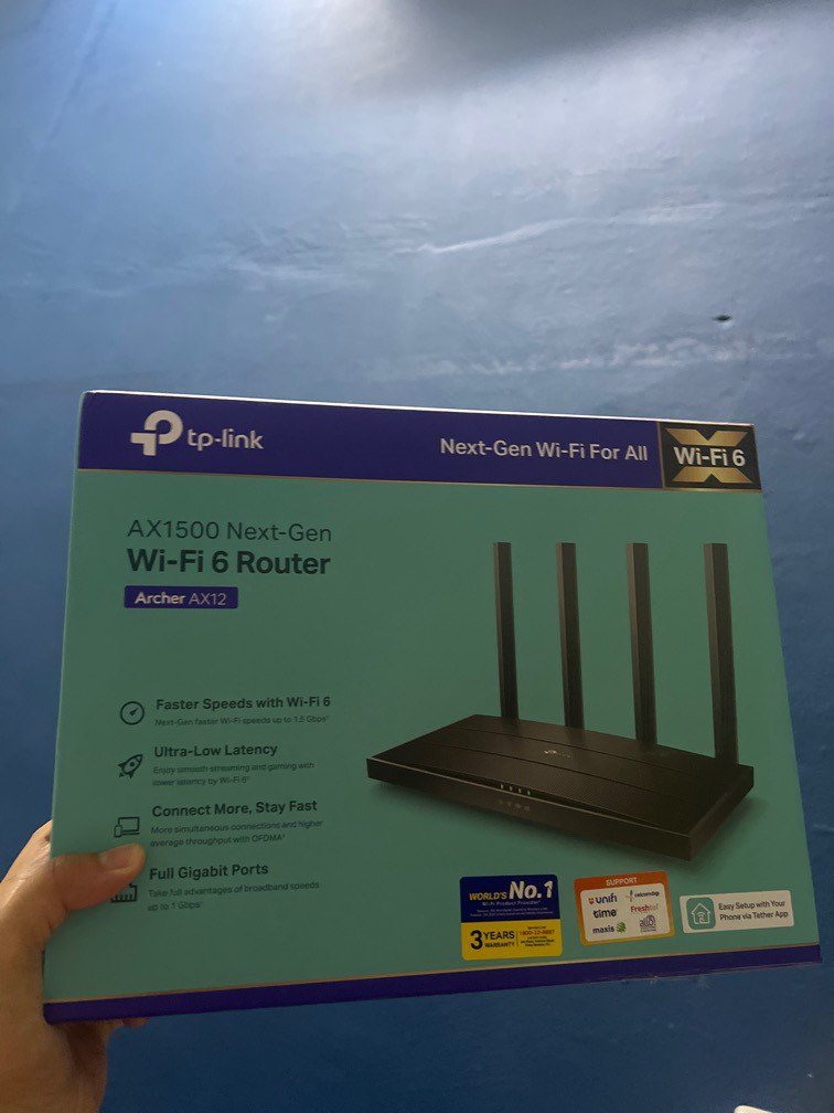 Wifi 6 Router AX1500 Next Gen, Computers & Tech, Parts & Accessories ...