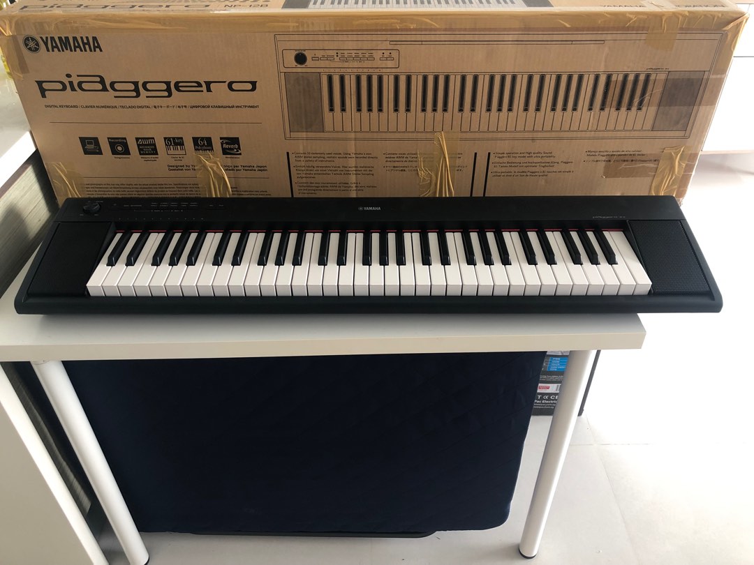 Yamaha Piaggero NP-12 Keyboard Bundle with Accessories, Hobbies & Toys ...
