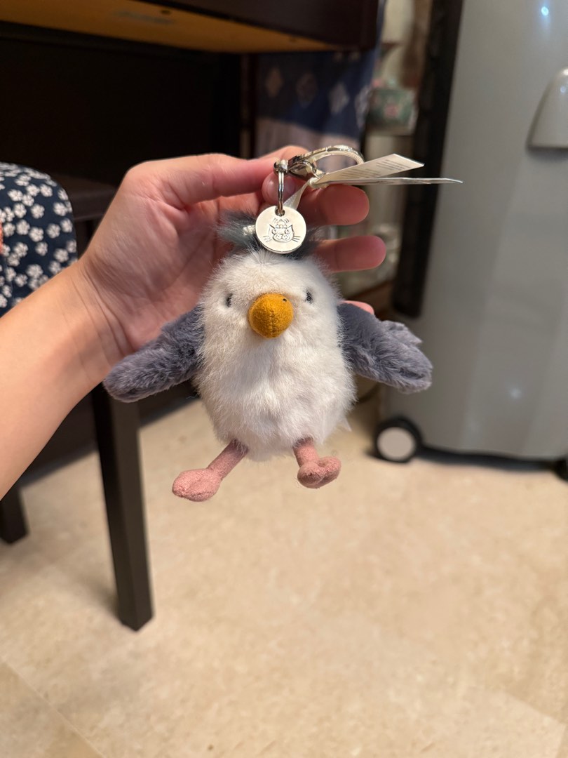 100% authentic jellycat selfridges London exclusive chip seagull bag ...