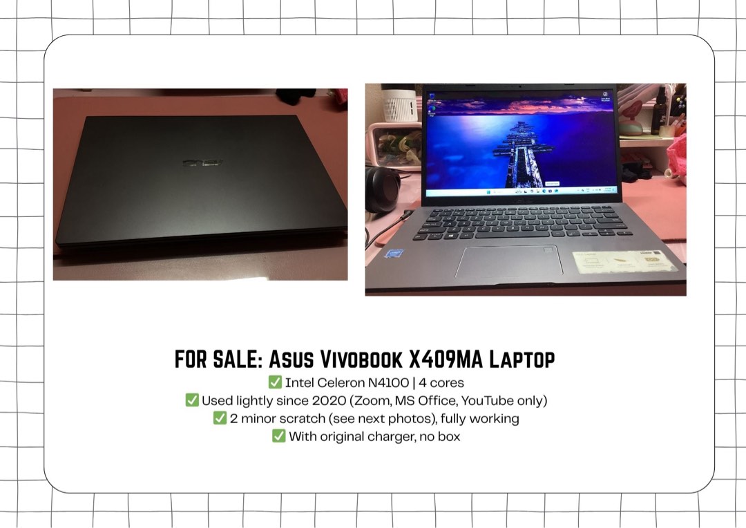 Asus Vivobook X409MA Laptop, Computers & Tech, Laptops & Notebooks on ...