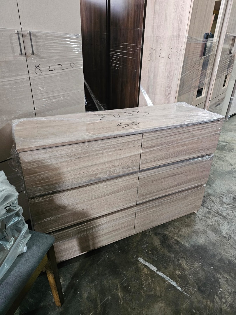Chest of 6 Darwer (3colour available), Furniture & Home Living ...