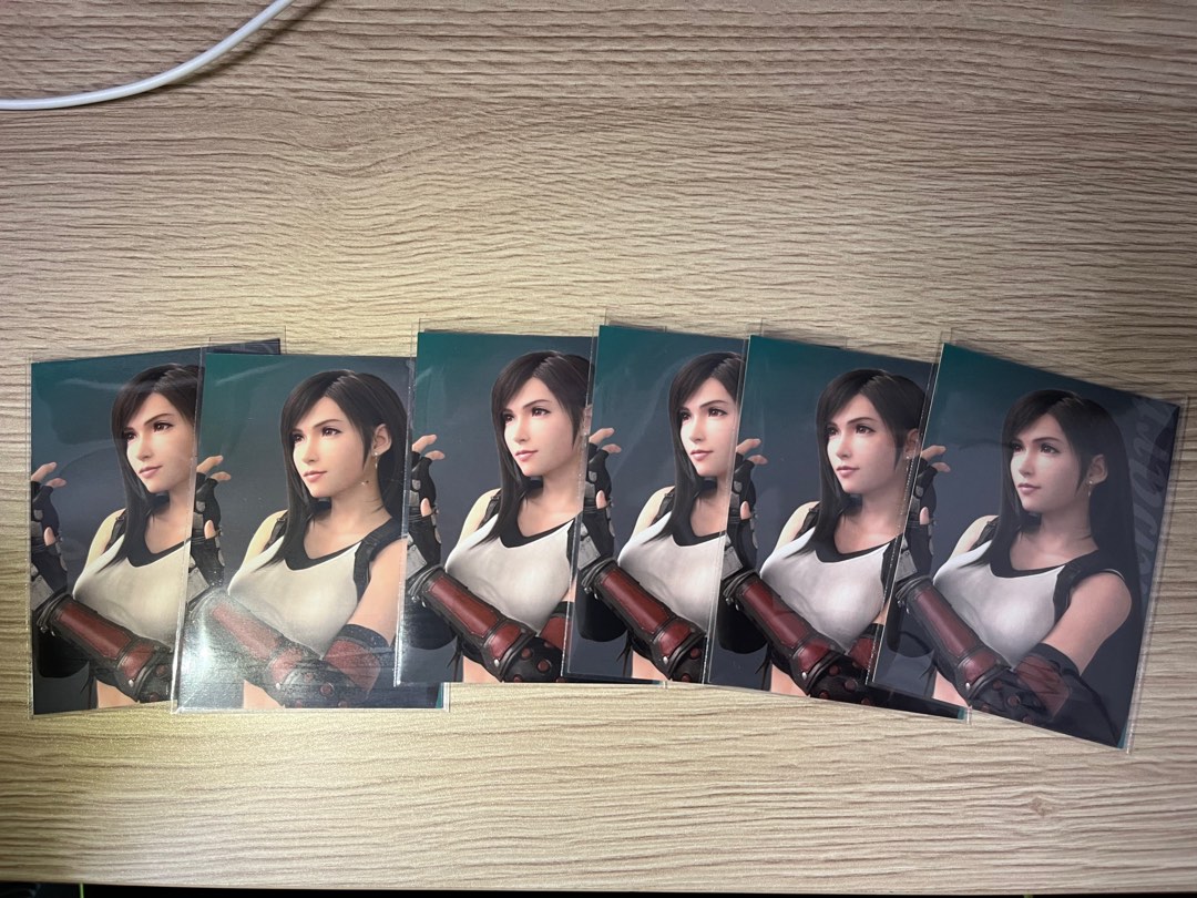 Final Fantasy VII Tifa Trading Card, 興趣及遊戲, 玩具 & 遊戲類 - Carousell
