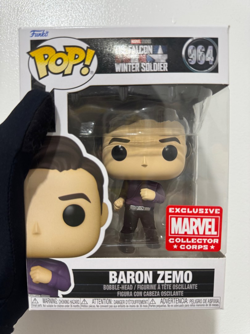 Funko Pop! Marvel: Baron Zemo Marvel Collector Corps Exclusive from The ...