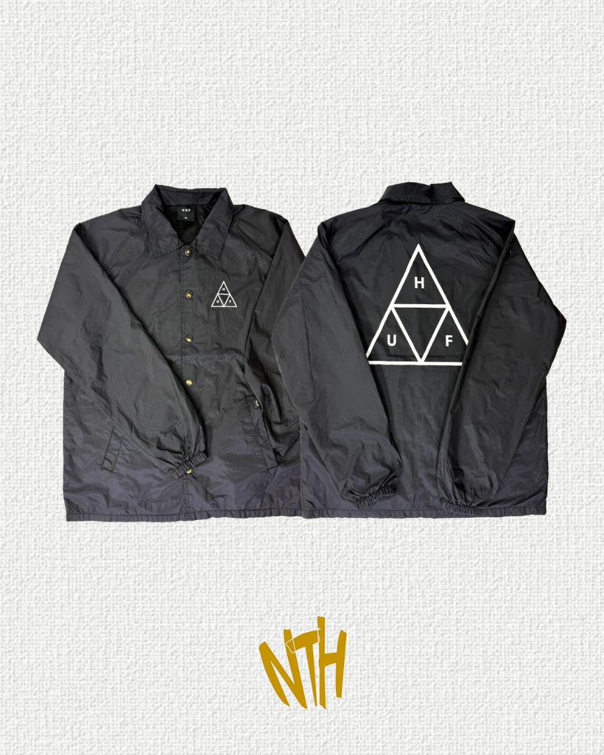 HUF ESSENTIALS COACH JACKET, Men's Fashion, Coats, Jackets and ...