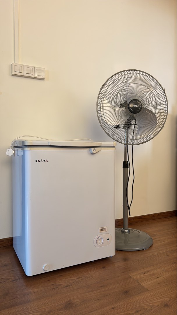 Kadeka Chest Freezer + Sona Stand Fan, TV & Home Appliances, Kitchen ...