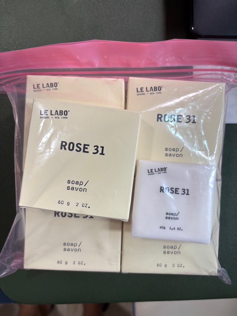 Le Labo Rose 31 Soap from Fairmont Hotel, Beauty & Personal Care, Bath ...