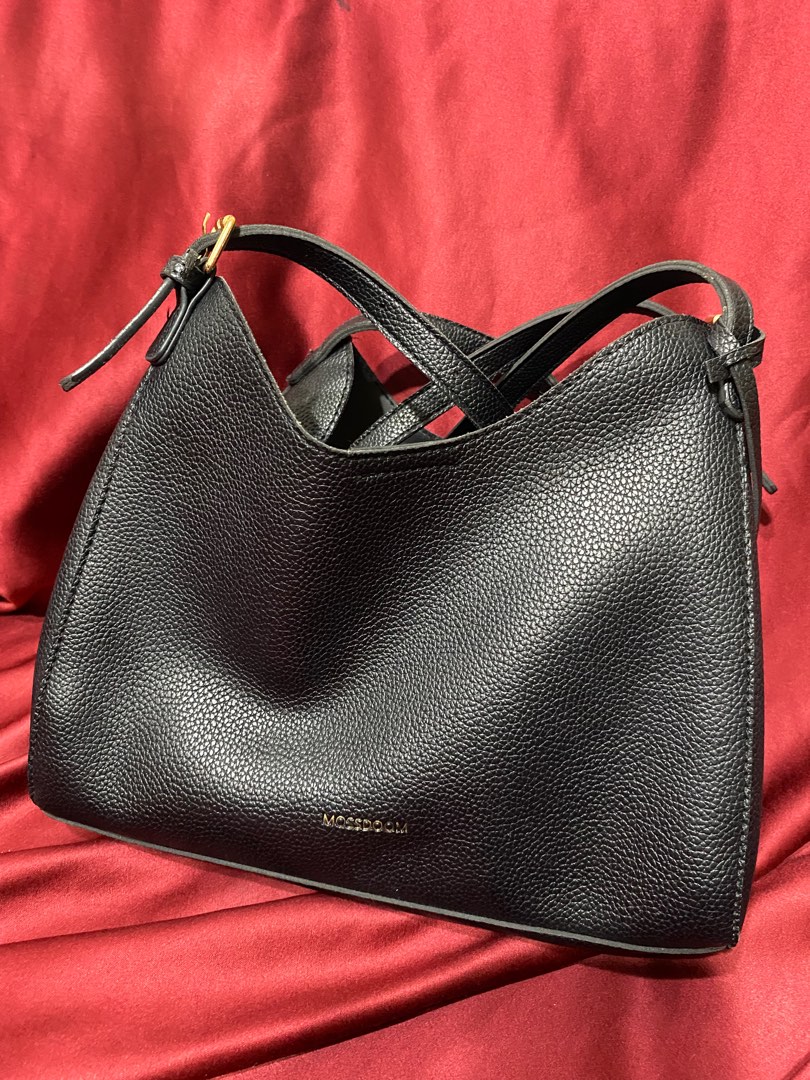 Mossdom black bag, Women's Fashion, Bags & Wallets, Shoulder Bags on ...