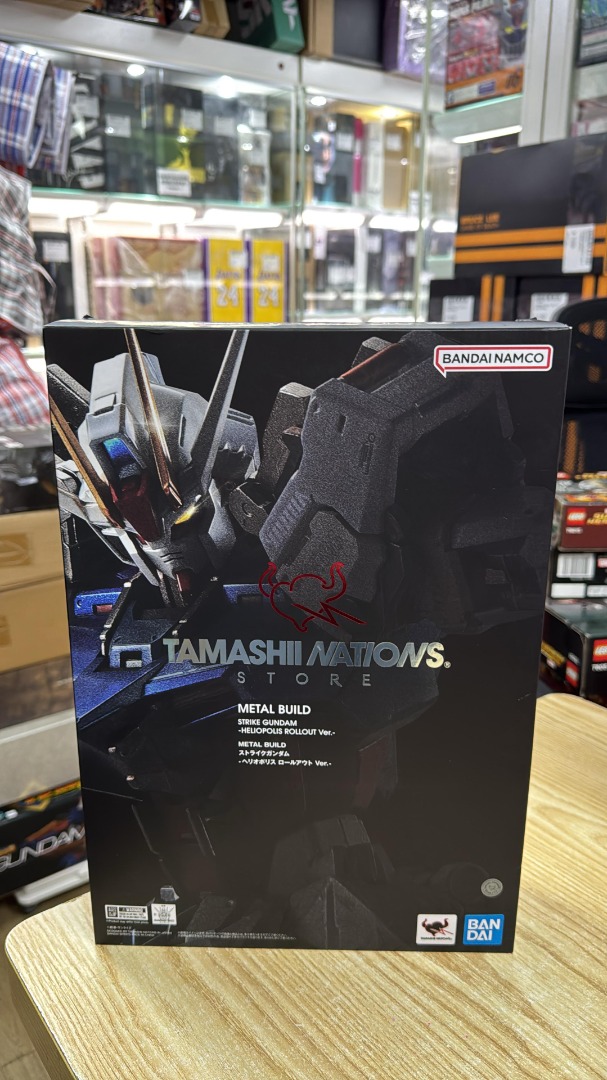 sold (N)開封品 Bandai Metal Build Strike Gundam Heliopolis Rollout Ver 出廠西 ...