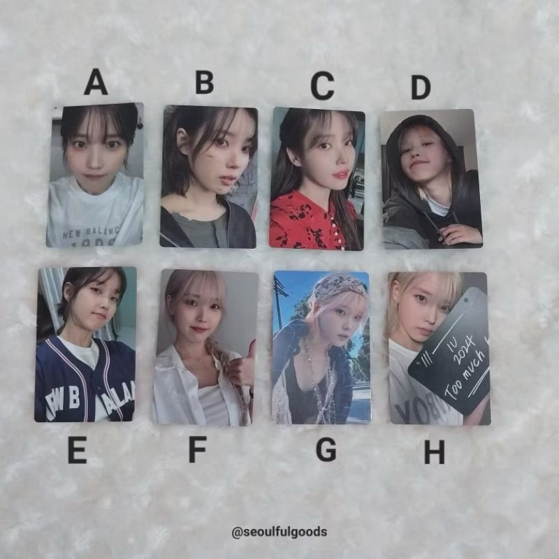 Photocard Official IU The Winning (I & U ver / Red&black), K-Wave di ...