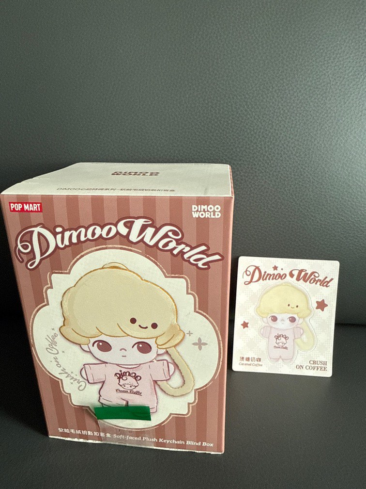 Popmart Dimoo World Crush on coffee - Caramel Coffee, Hobbies & Toys ...
