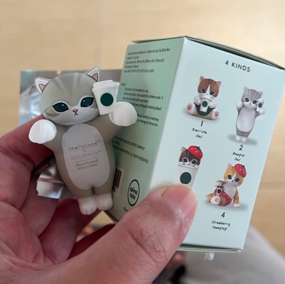 Starbucks x Mofusand Cup Clip Design 1, Hobbies & Toys, Memorabilia ...