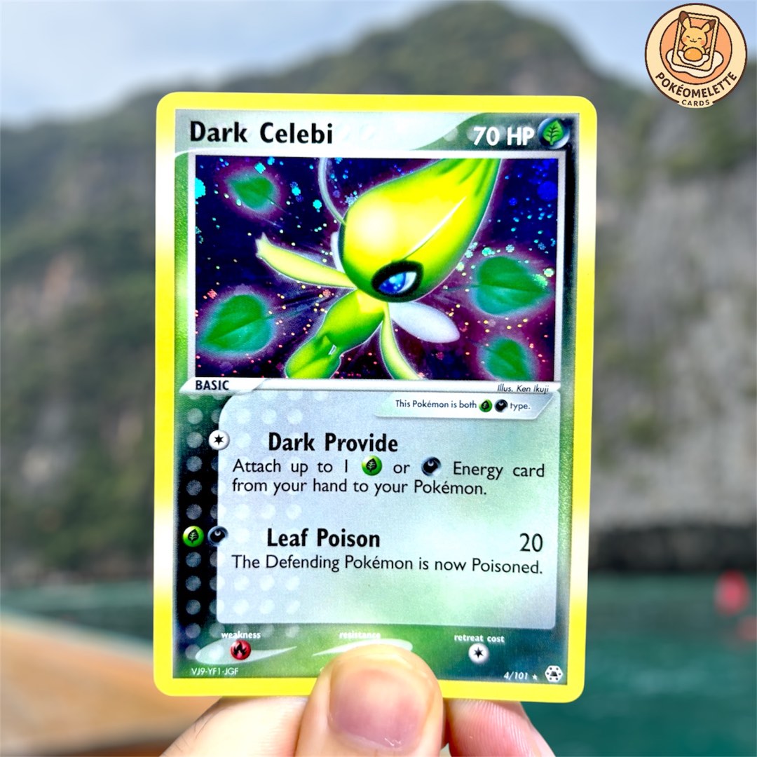 2004 Pokemon Card Pocket Monster Vintage Ex Hidden Legends Dark Celebi ...