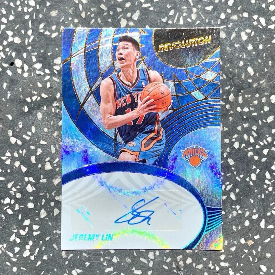 2024-25 PANINI REVOLUTION Jeremy Lin Autograph Card, Sports Equipment ...