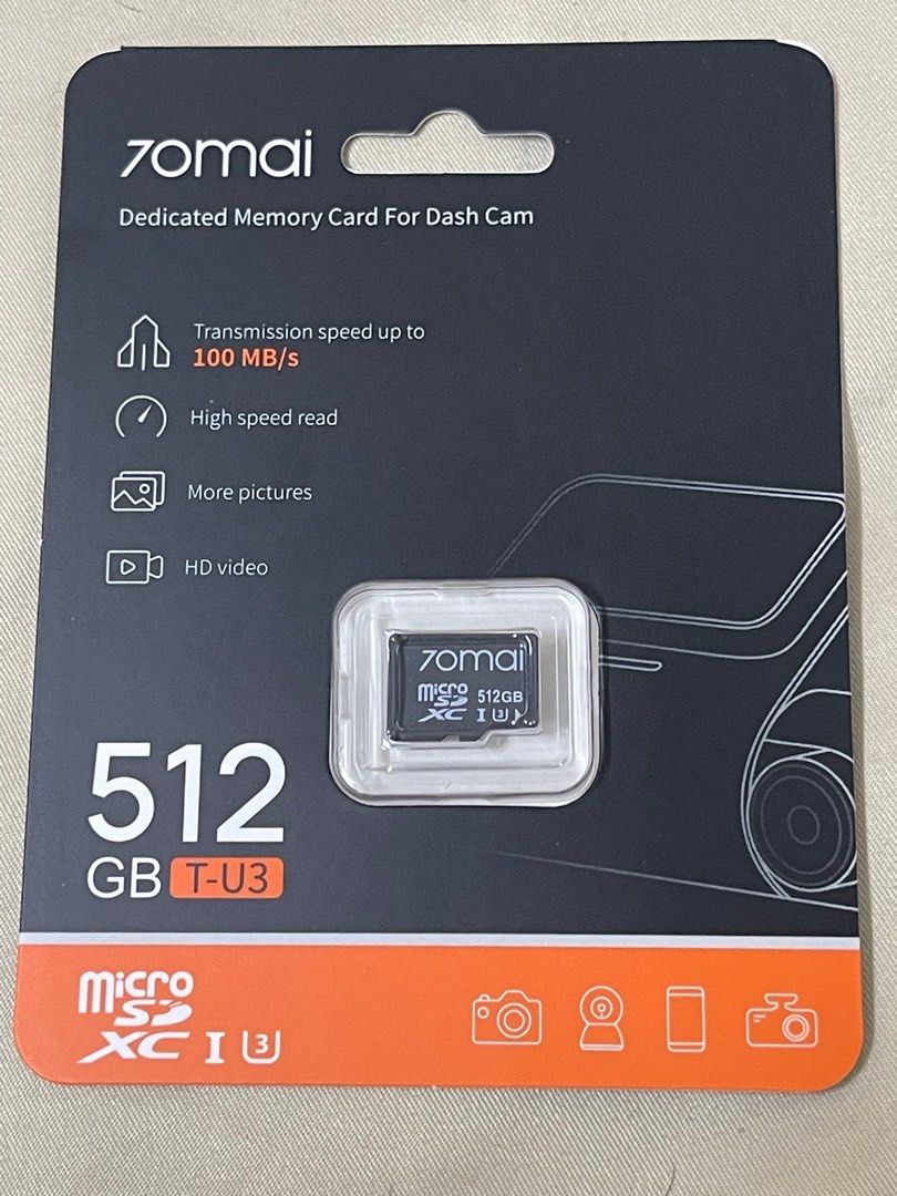 70mai 512GB High Endurance microSD – Dashcam & CCTV Ready (70mai T800 ...