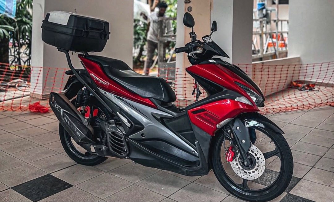 AEROX NVX VI RED DELUXE COVERSET, Motorcycles, Motorcycle Accessories ...