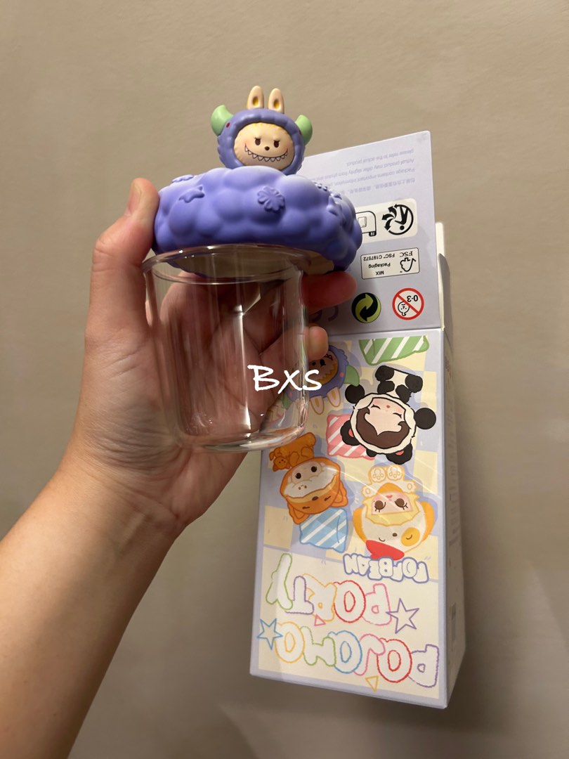 Authentic popmart pajama party popbean pop bean jar bottle container ...