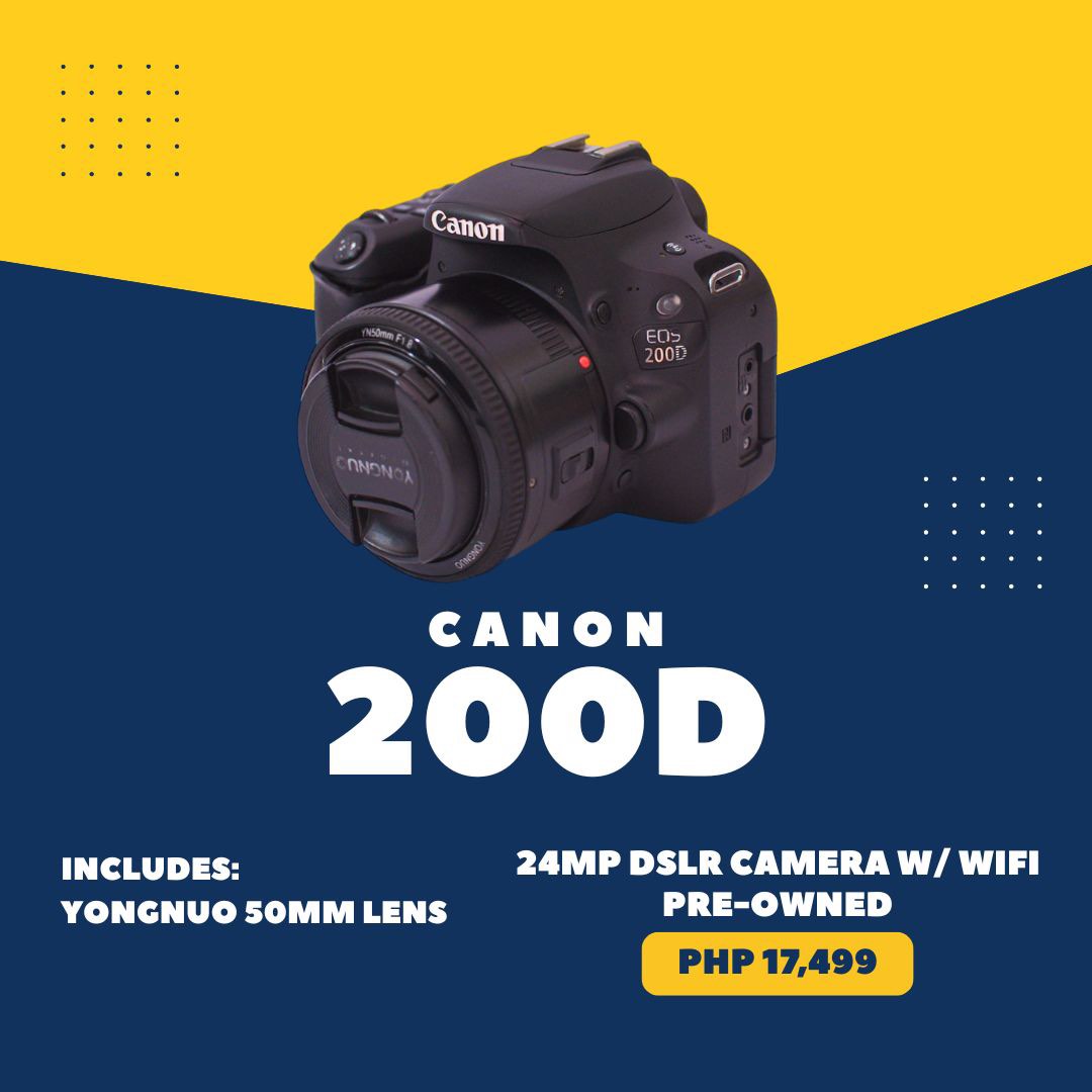 Canon 200D DSLR Camera, Photography, Cameras on Carousell