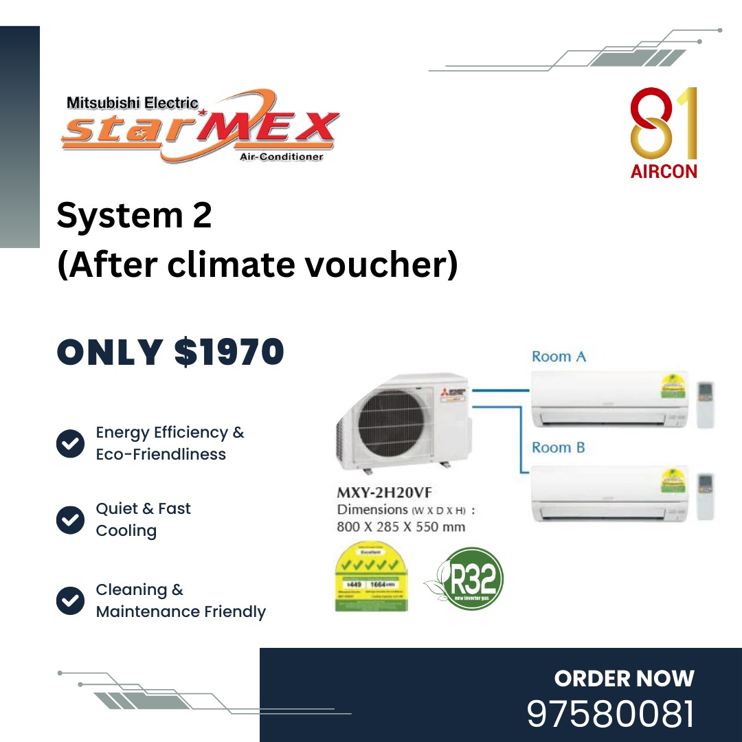Cheapest Mitsubishi Stermex Aircon System 2 / Full Installation with ...