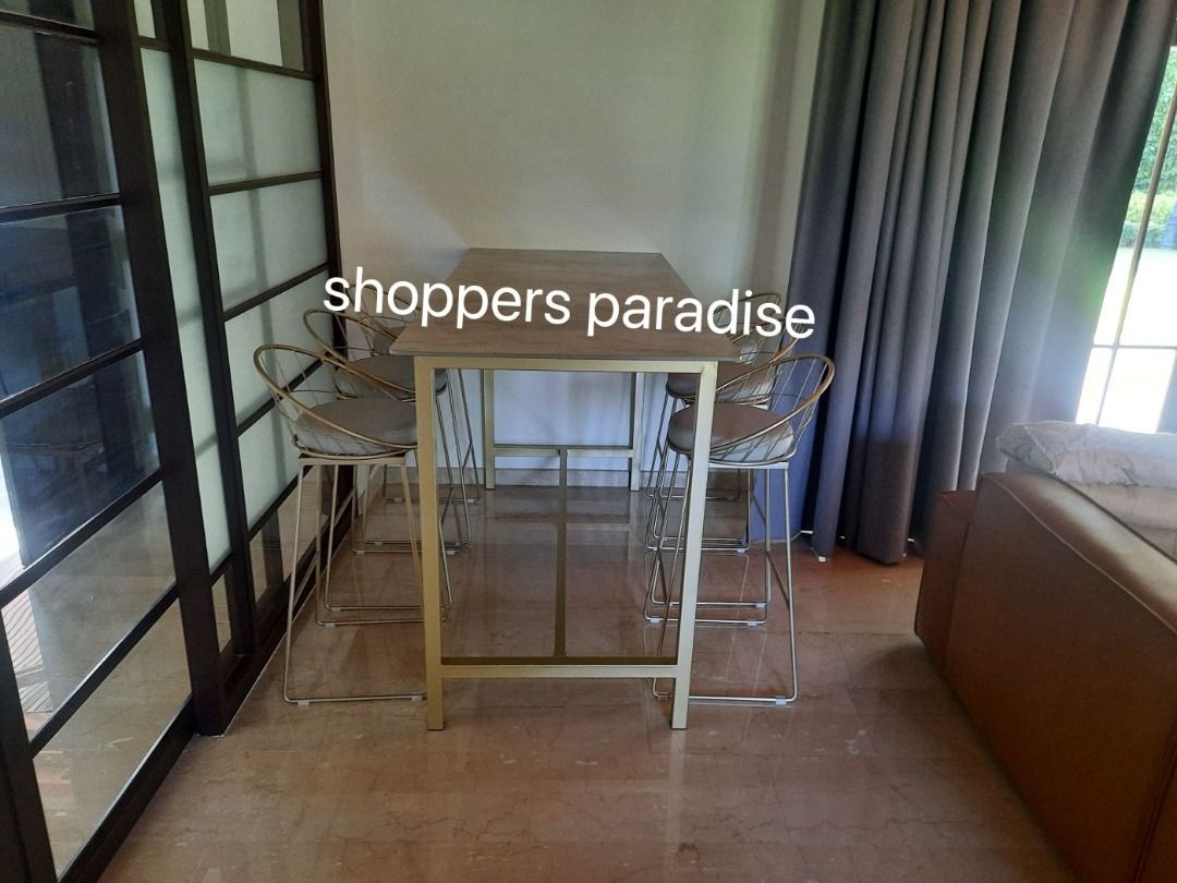 CSBC 007 High Bar Stool Bar Chair Golden NDP Disc Sell photo, Furniture ...