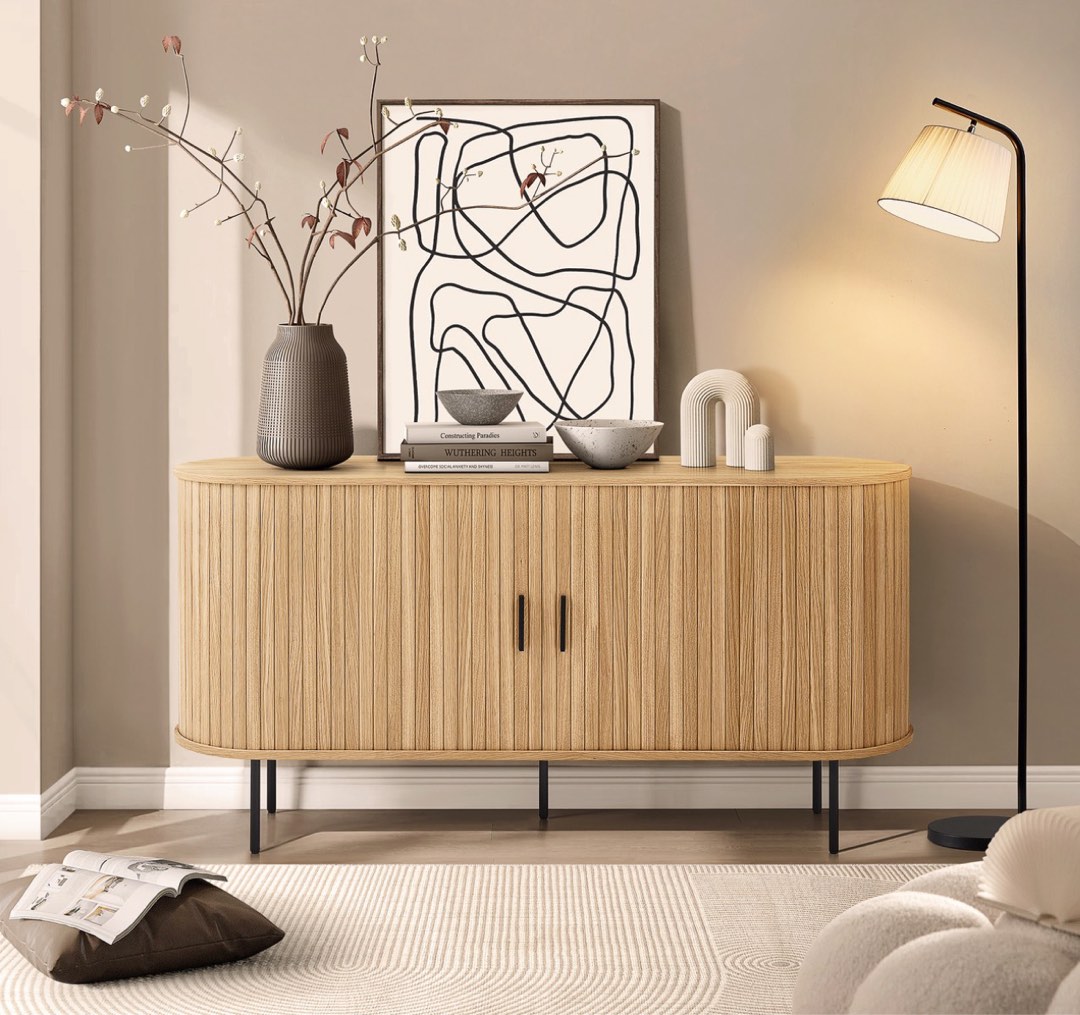 FortyTwo Caesar Sideboard - black, Furniture & Home Living, Furniture ...