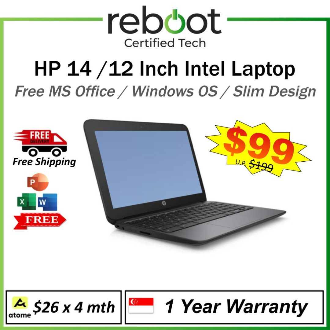 HP Intel Laptop - 14 inch Slim Laptop - Fast & Efficient - Windows OS ...
