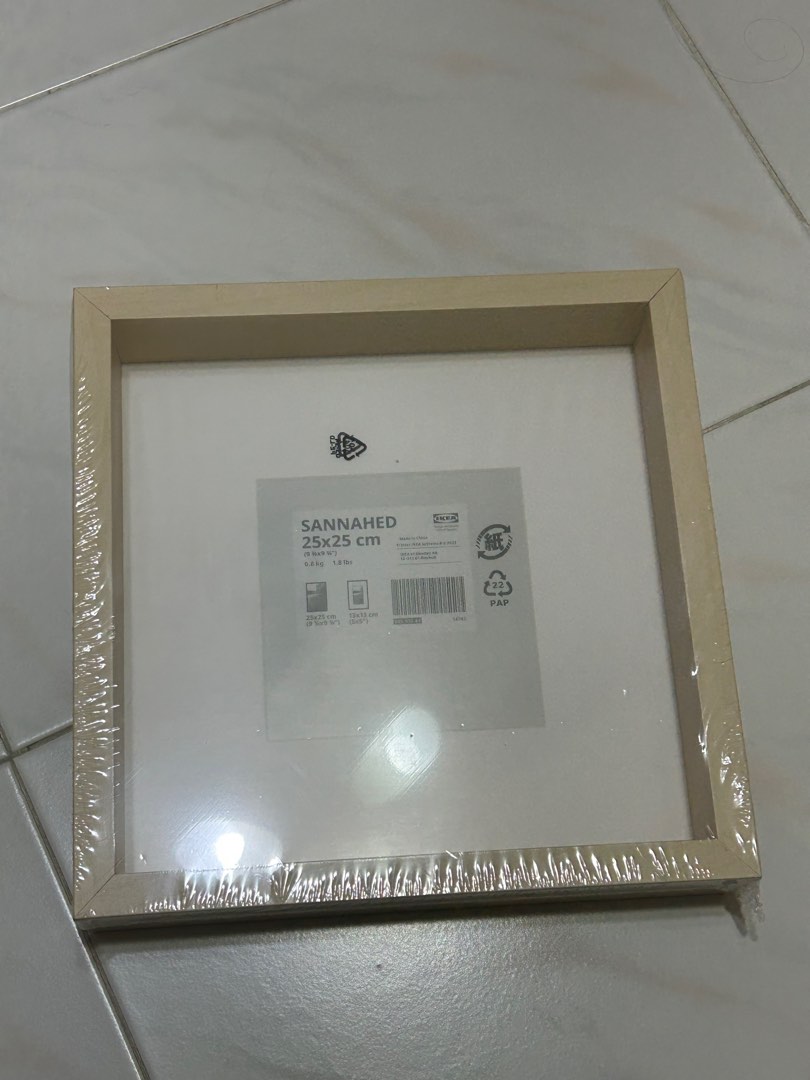 IKEA Sannahed Photo Frame 25x25cm, Furniture & Home Living, Home Decor ...