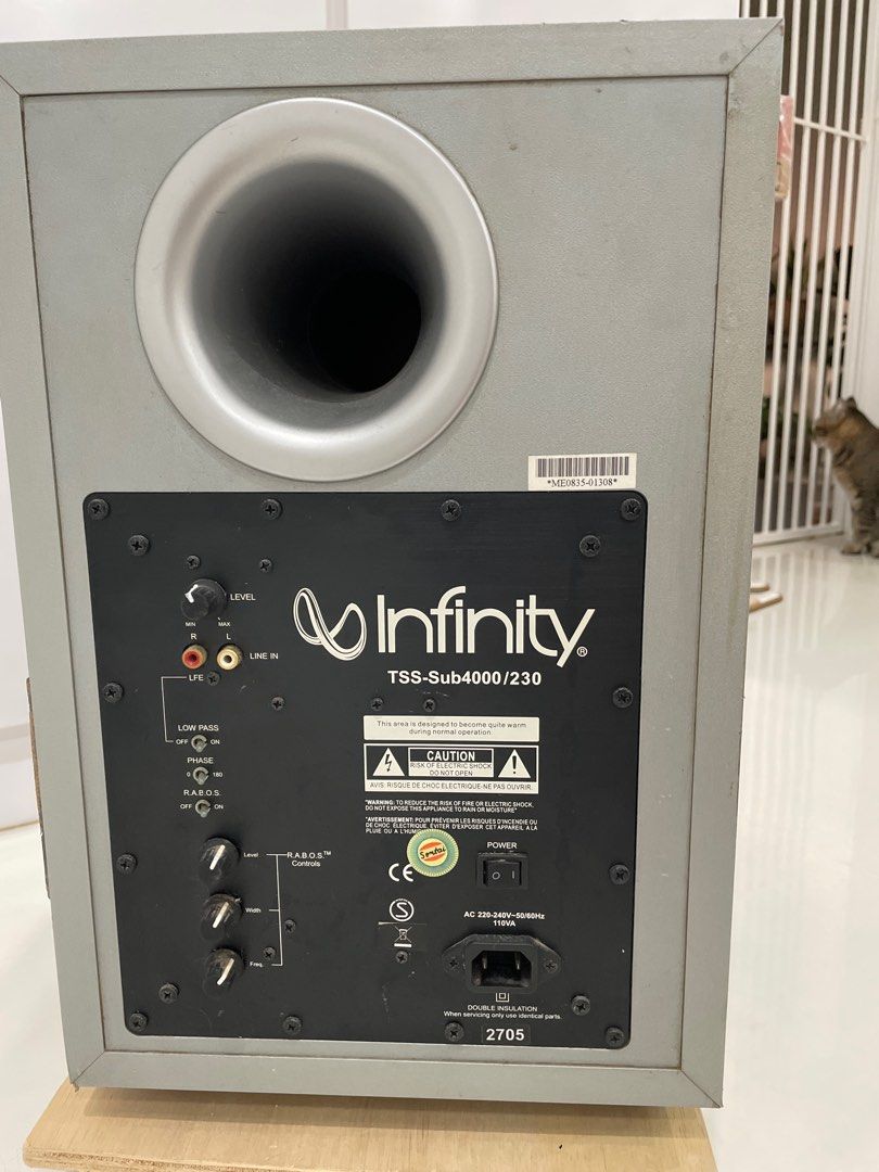 Infinity TSS-Sub4000/230 Subwoofer, Audio, Soundbars, Speakers ...