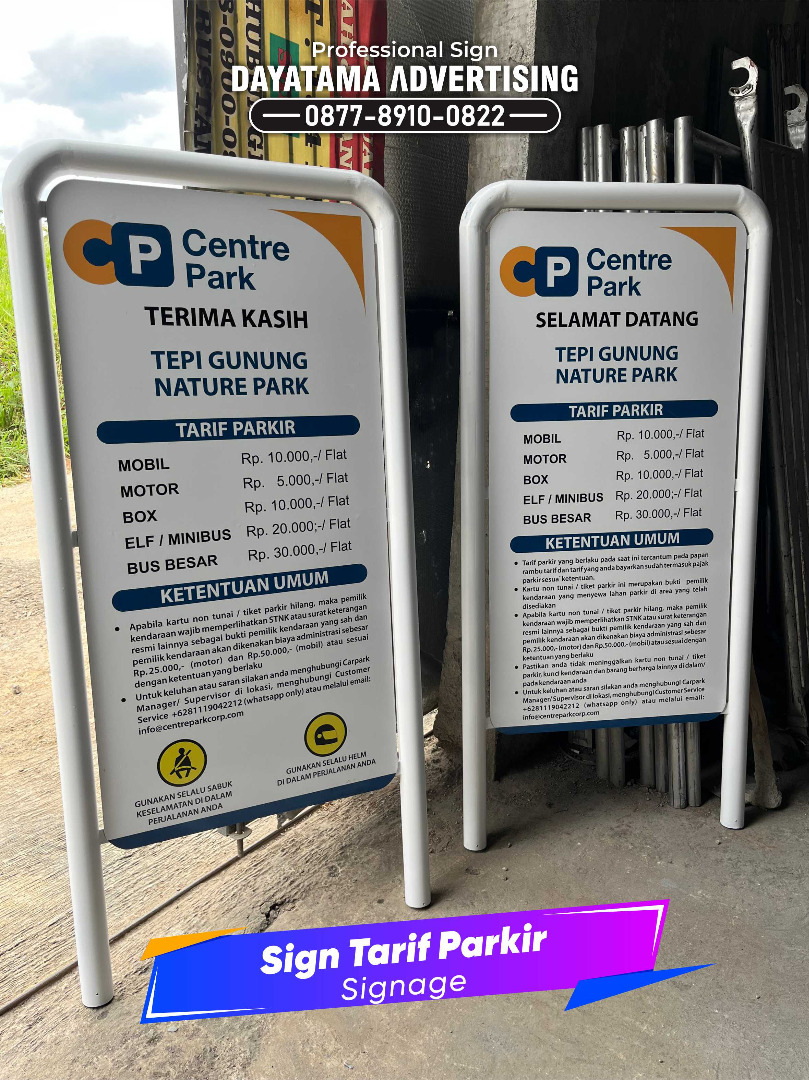 Jasa Pembuatan Signage dan Plang Parkir Jakarta, Desain & Kerajinan ...