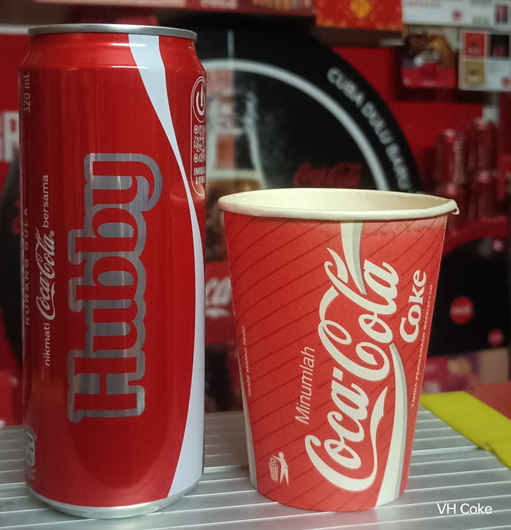 Malaysia Coca-Cola coke HTF Minumlah Vintage Paper Cup with Rubbish ...