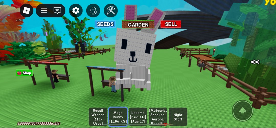 Mega Bunny Grow A Garden, Video Gaming, Gaming Accessories, In-Game ...