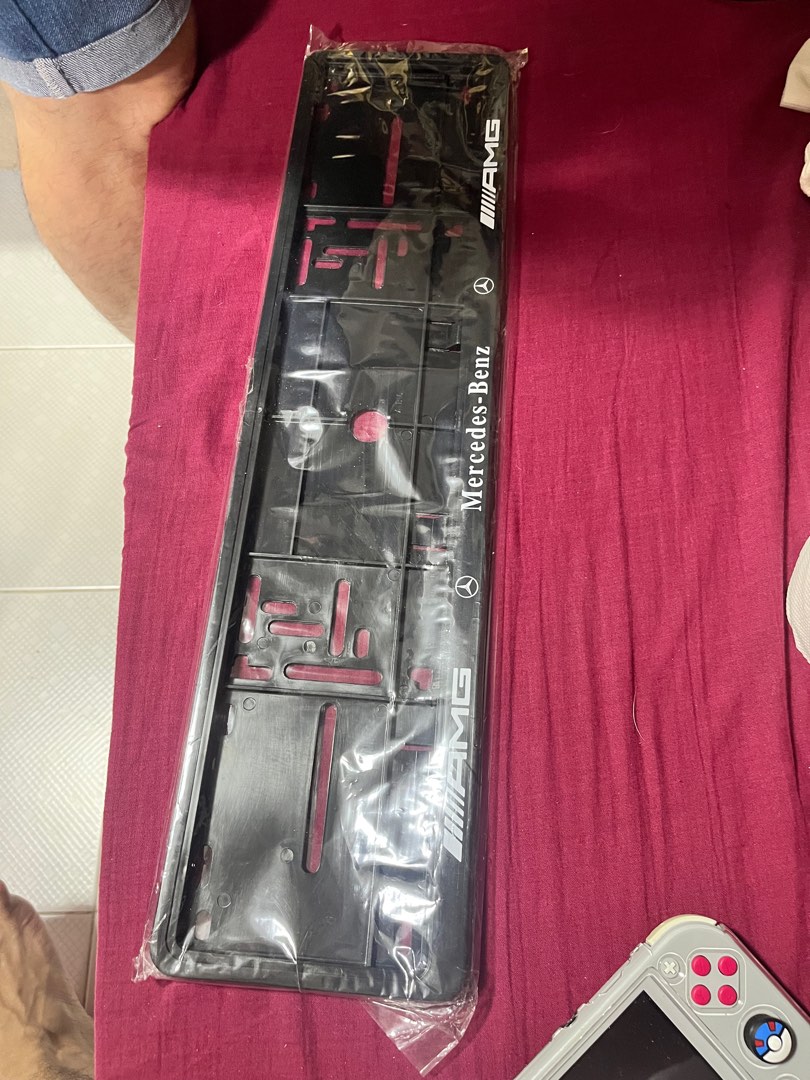 Mercedes-Benz AMG License Plate Frame Euro Singapore license plate, Car ...